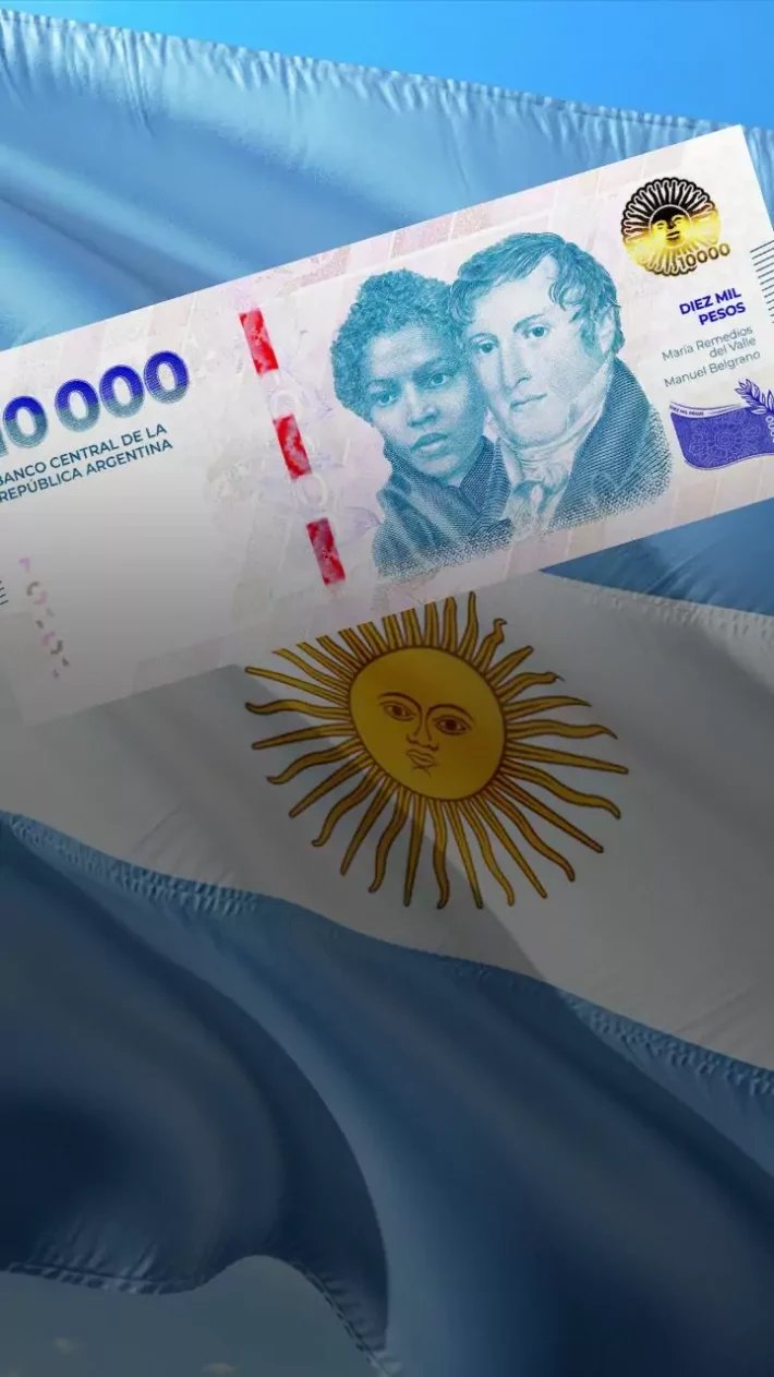 Com inflação em disparada, Milei lança nota de 10 mil pesos na ...