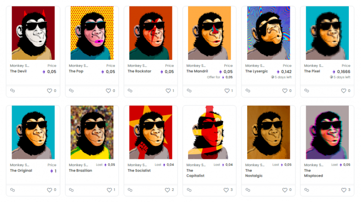Monkey Stocks lança NFTs de até R$ 23,4 mil e promete doar dinheiro ...